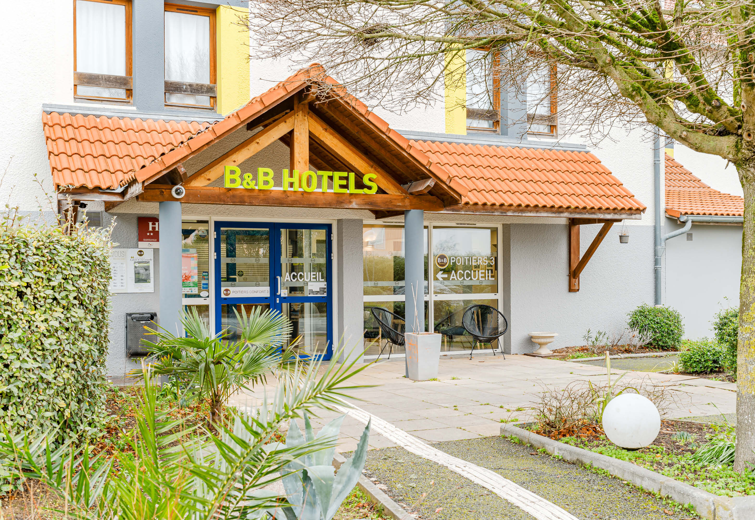 B&B Hôtel à Poitiers 3, hôtel 2 étoiles au Parc du Futuroscope